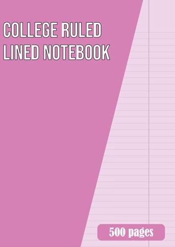 College Ruled Lined Notebook: Big Notebook Extra Large College Ruled ...