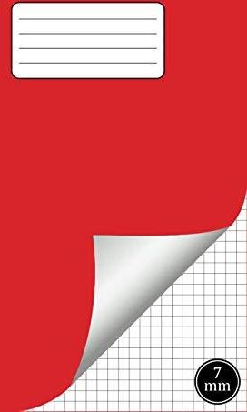 7 mm: A4 School Exercise Book, 7 mm Squares Math Notebook, 0.7 cm ...