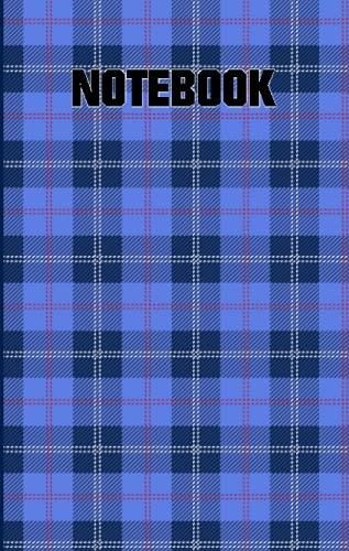Independently Published Tartan Sky Blue Pattern Notebook: High Quality ...