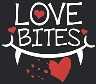 Love Bites Notebook Journal 6x9 120 Pages: Lovely Lined Paper Book to ...