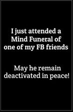 I Just Attended a Mind Funeral: Sarcastic Gag Journal Notebook with ...