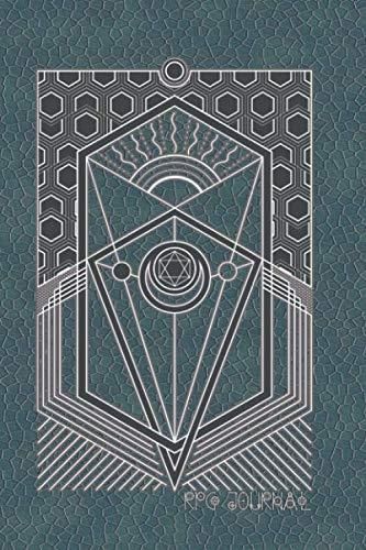 RPG Journal: Small notebook for gamers, RPG, hex art, hex map, hex grid ...