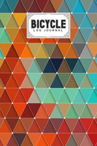 Bicycle Log Journal: Cycling Logbook Triangles Cover, Bike Riding ...
