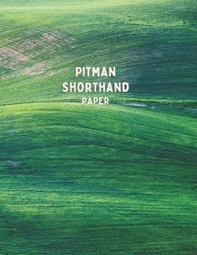 Pitman Shorthand Paper: Stenography / Shorthand Notebook Journal ...