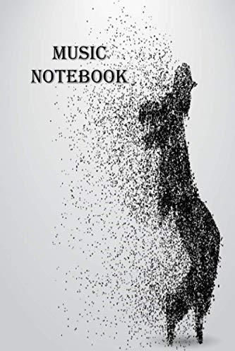 MUSIC NOTEBOOK: Lyrics Notebook - Journal Gift, 100 Pages, 6x9, Cover ...