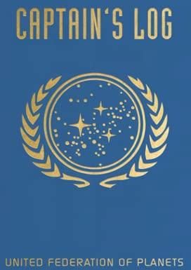 Captain's Log (As a Notebook): Star Trek Lined Journal, 110 Pages, 6x9 ...
