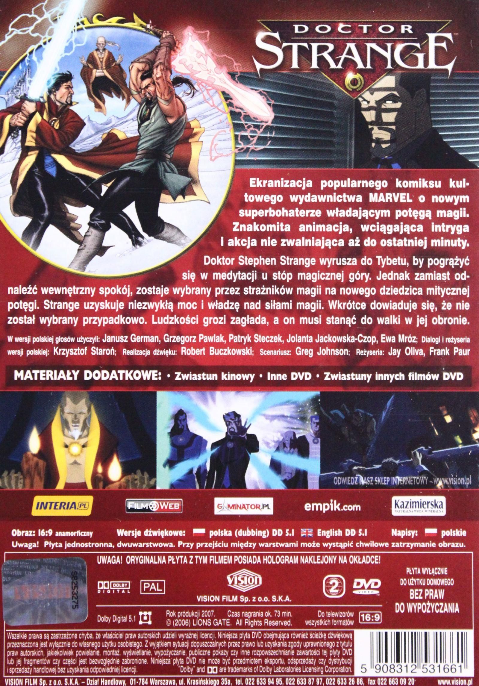 Film DVD Dr Strange (DVD) - Ceny i opinie - Ceneo.pl