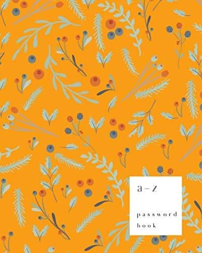 A-Z Password Book: 8x10 Big Password Notebook with A-Z Alphabet Index ...
