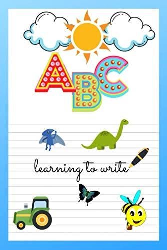 ABC Learning to write: handwriting practice paper with dotted lines ...