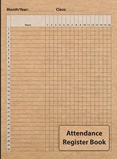 Attendance Register Book: Simple Attendance Tracker with Space for 30 Names - Literatura ...