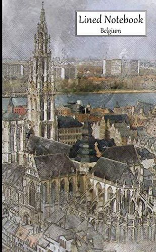 Lined Notebook Belgium: Medium Lined Journal For Writing, School Or ...