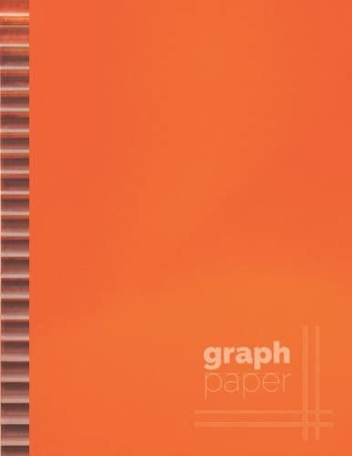 Graph Paper Notebook Orange: Math, Science and Drafting Notebook for ...