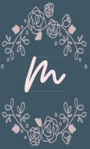 Initial notebook alphabetical letter M: Journal/ Diary book with your ...