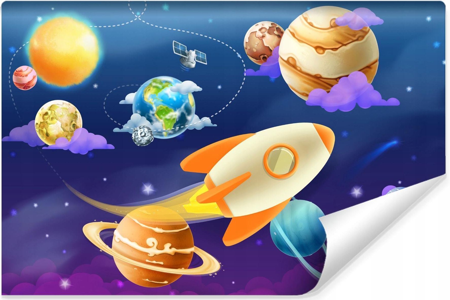 Muralo Fototapeta Planety Rakieta 3D 405x270 MF2825VE405270 - Opinie i ceny na Ceneo.pl