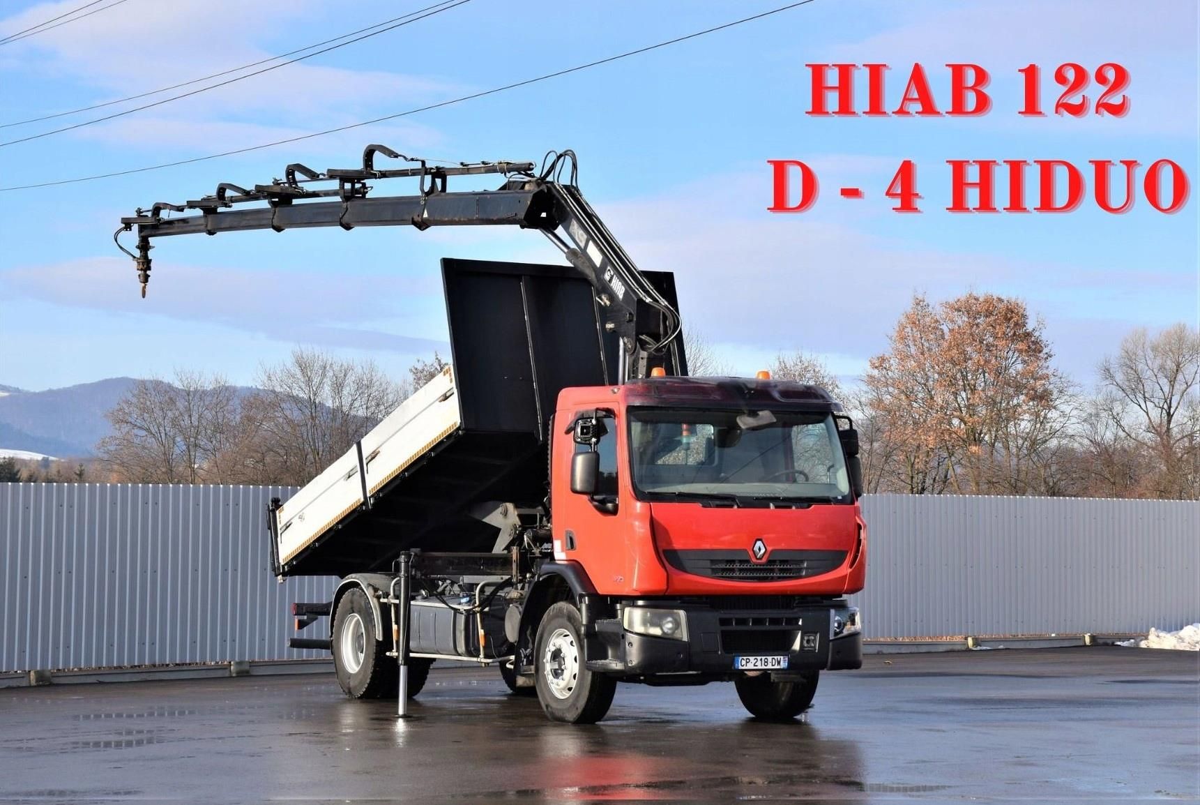 Renault Premium 320 DXI HIAB 122 D-4 HIDUO + PILOT - Opinie i ceny na ...