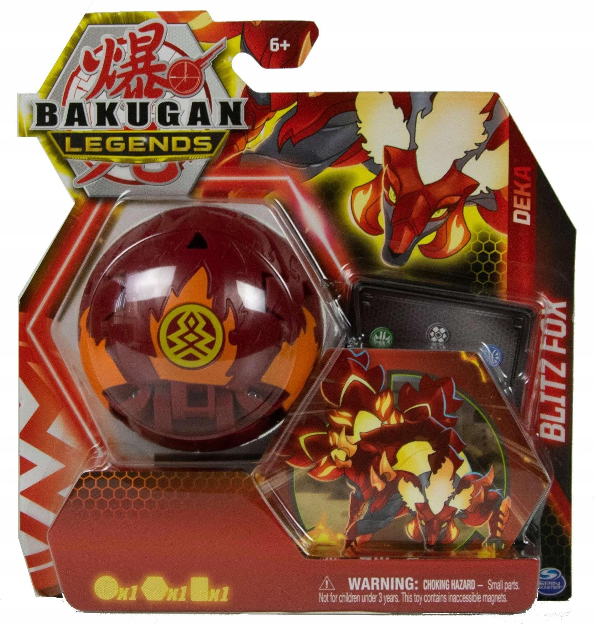 Spin Master Zestaw Bakugan Blitz Fox Deka Figurka Karty - Ceny i opinie ...