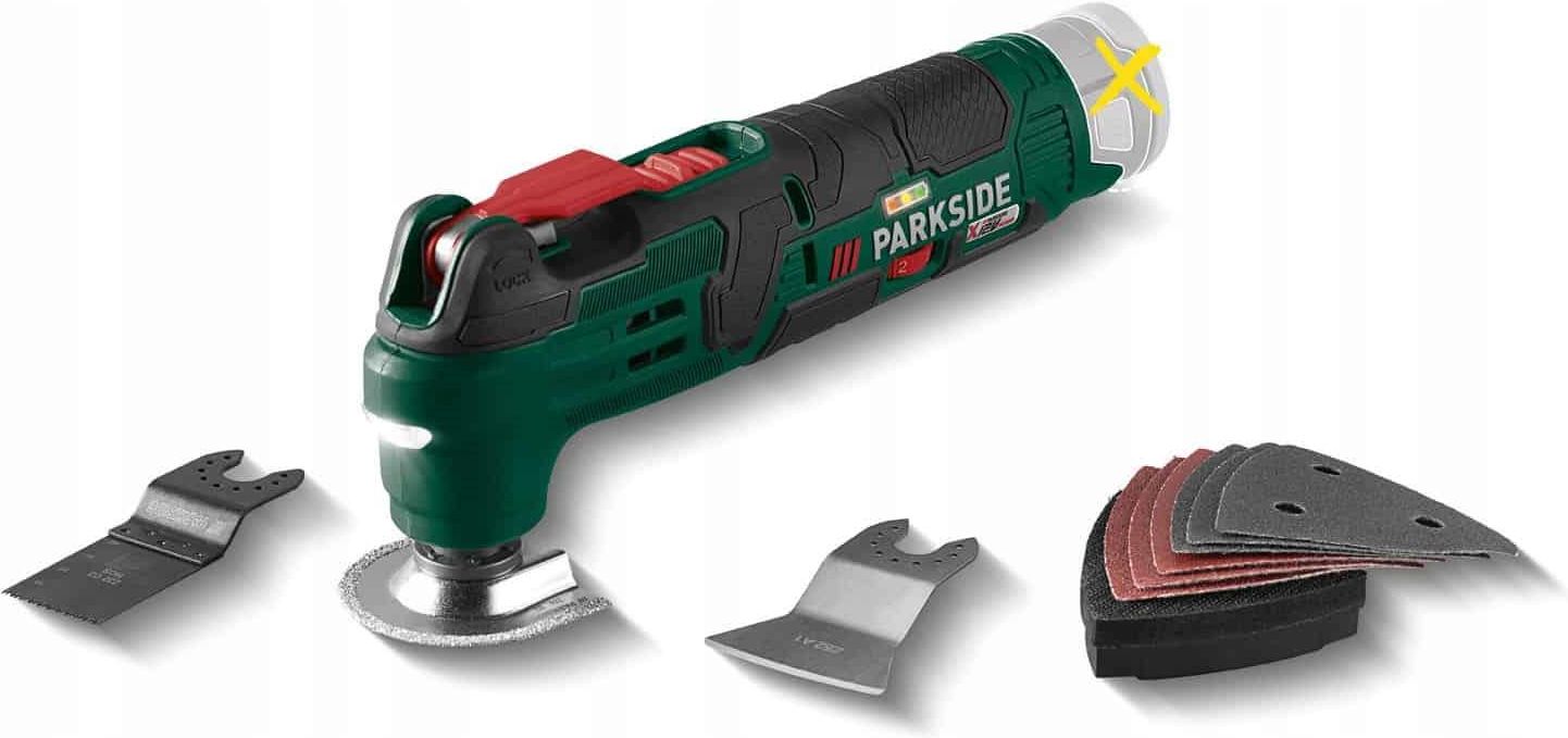 Parkside Urządzenie Wielofunkcyjne 12V + Aku 2Ah PAMFW12V+AKU2AH ...