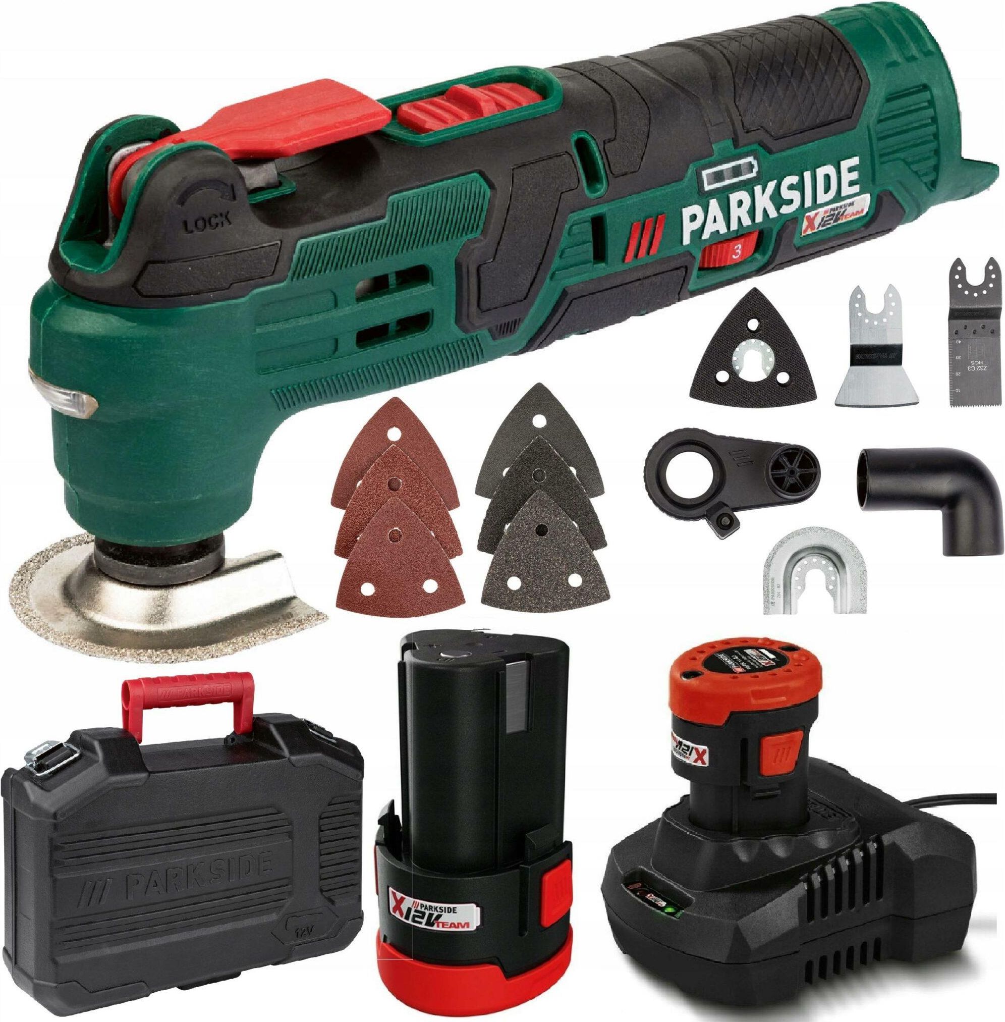 Parkside Urządzenie Wielofunkcyjne 12V + 2Xaku 2Ah PAMFW12V+2XAKU2AH ...