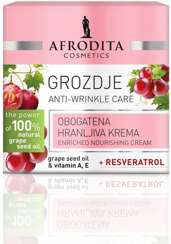 Krem do twarzy Afrodita Cosmetics Afrodita Grapes Krem Odżywczy 50Ml ...