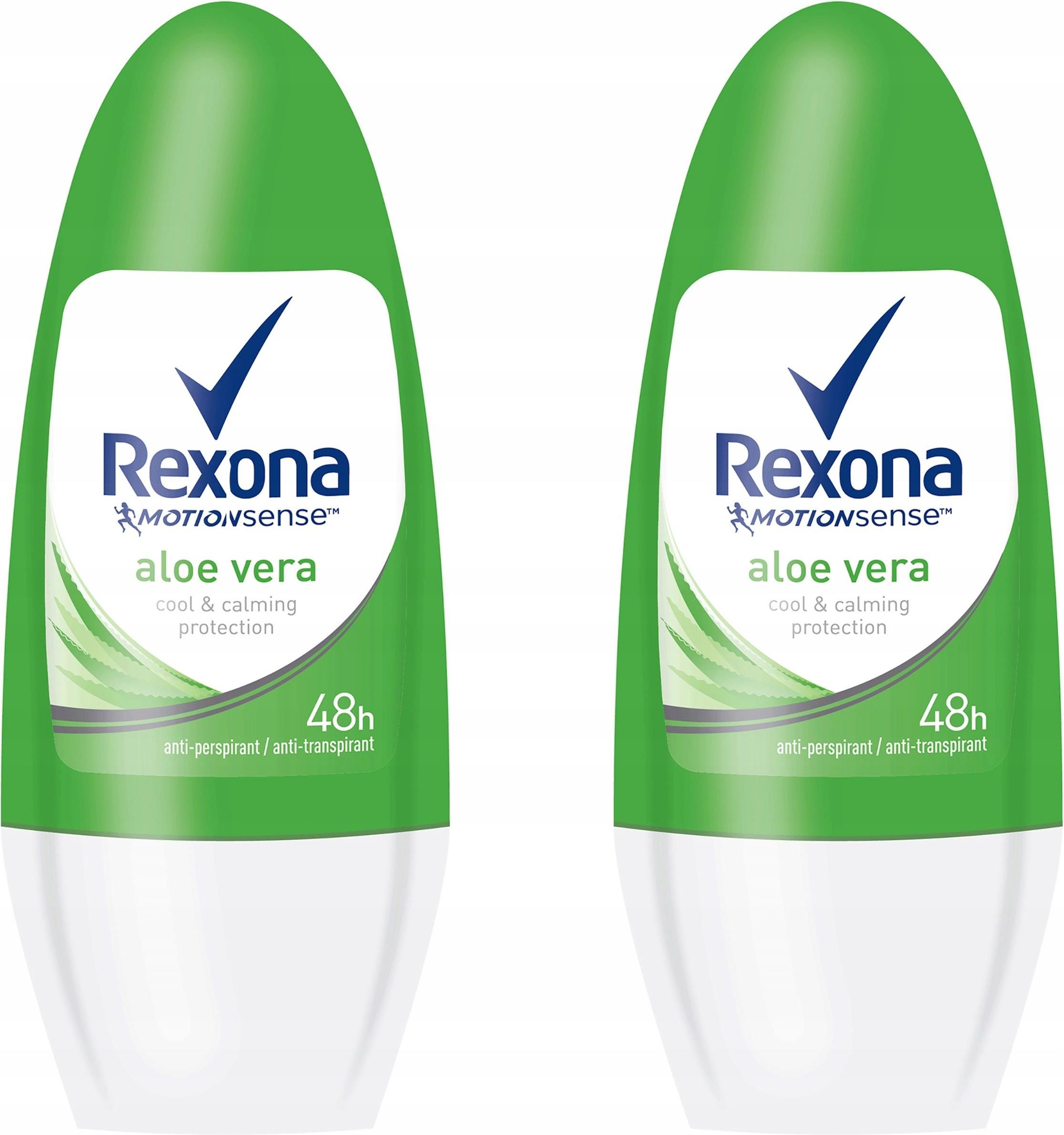 Rexona Aloe Vera Antyperspirant 2X50 ml - Opinie i ceny na Ceneo.pl