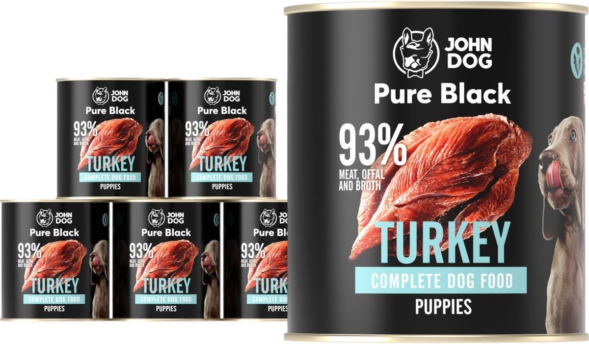 Karma John Dog Pure Black Junior Indyk 800G - Ceny i opinie - Ceneo.pl