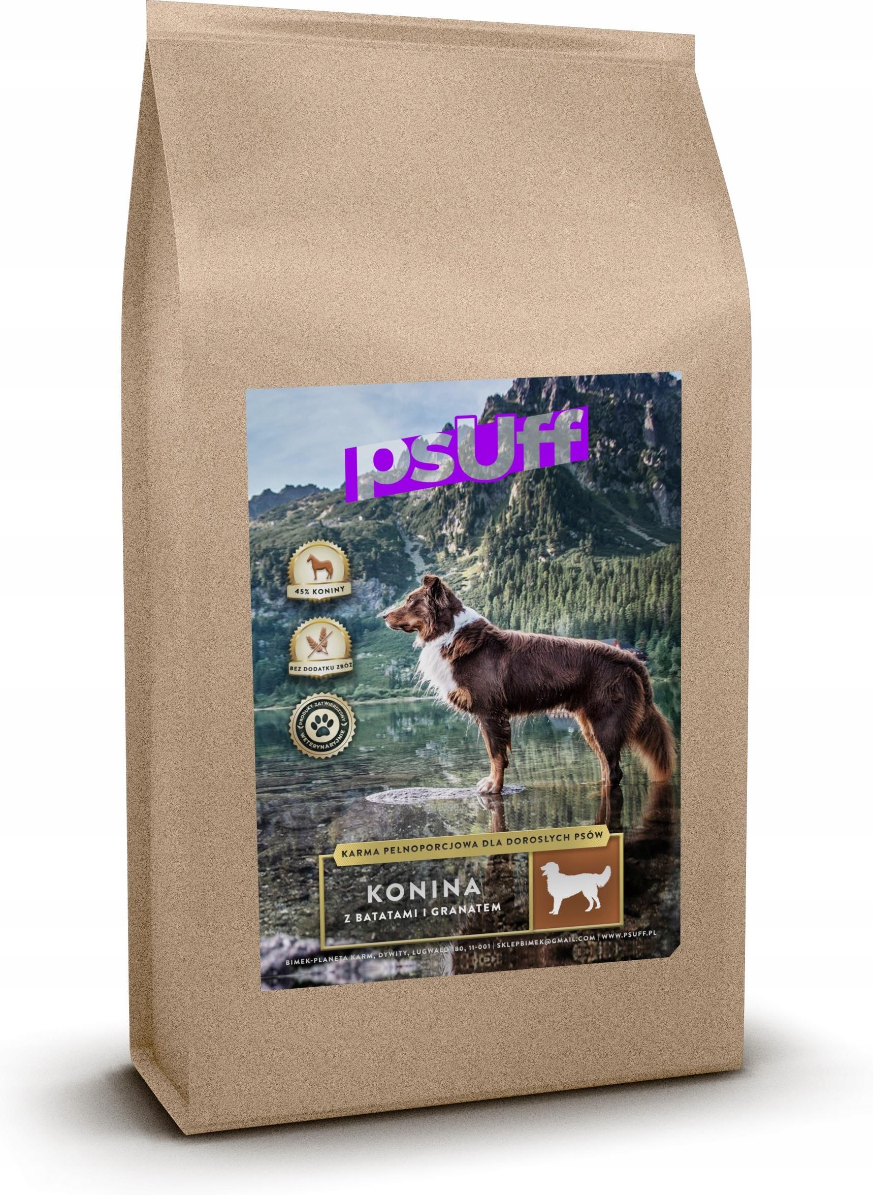 Karma Psuff Konina Karma Dla Dorosłych Psów 6Kg - Ceny i opinie - Ceneo.pl