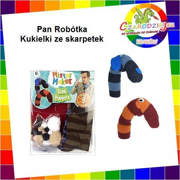 Pan Robótka Zestaw Kreatywny Kukiełki Ze Skarpetek 88611 - Ceny i ...