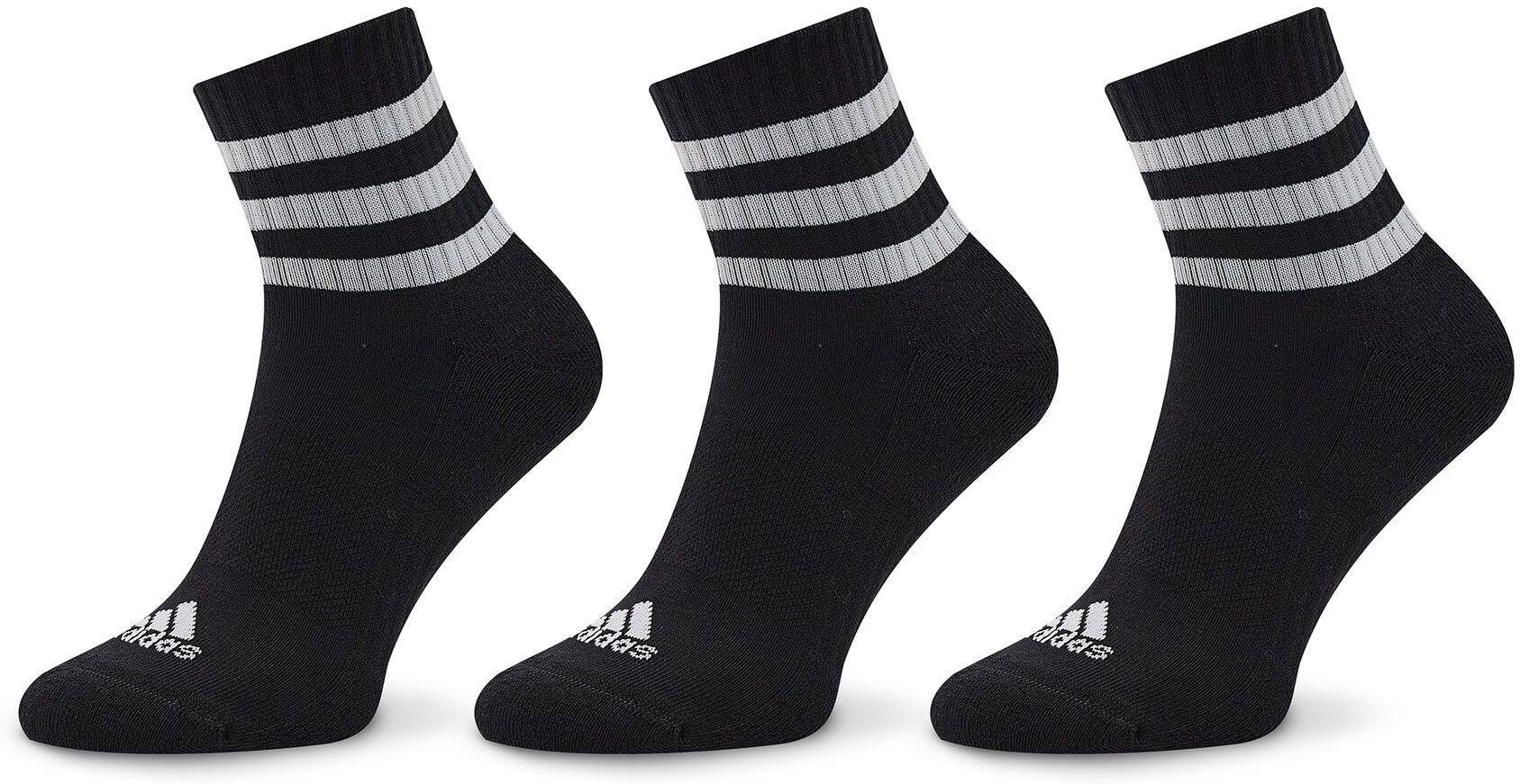 Adidas Zestaw 3 par wysokich skarpet unisex 3S C Spw Mid 3P IC1317 ...