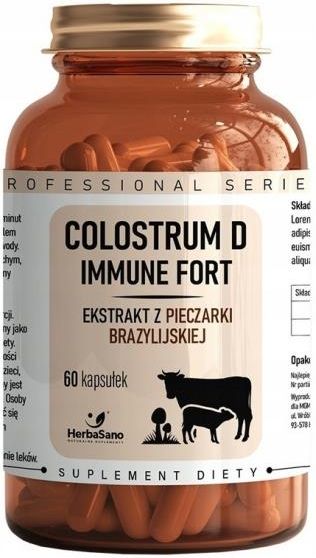 Herbasano Colostrum D Immune Fort ekstrakt 60kaps - Opinie i ceny na ...