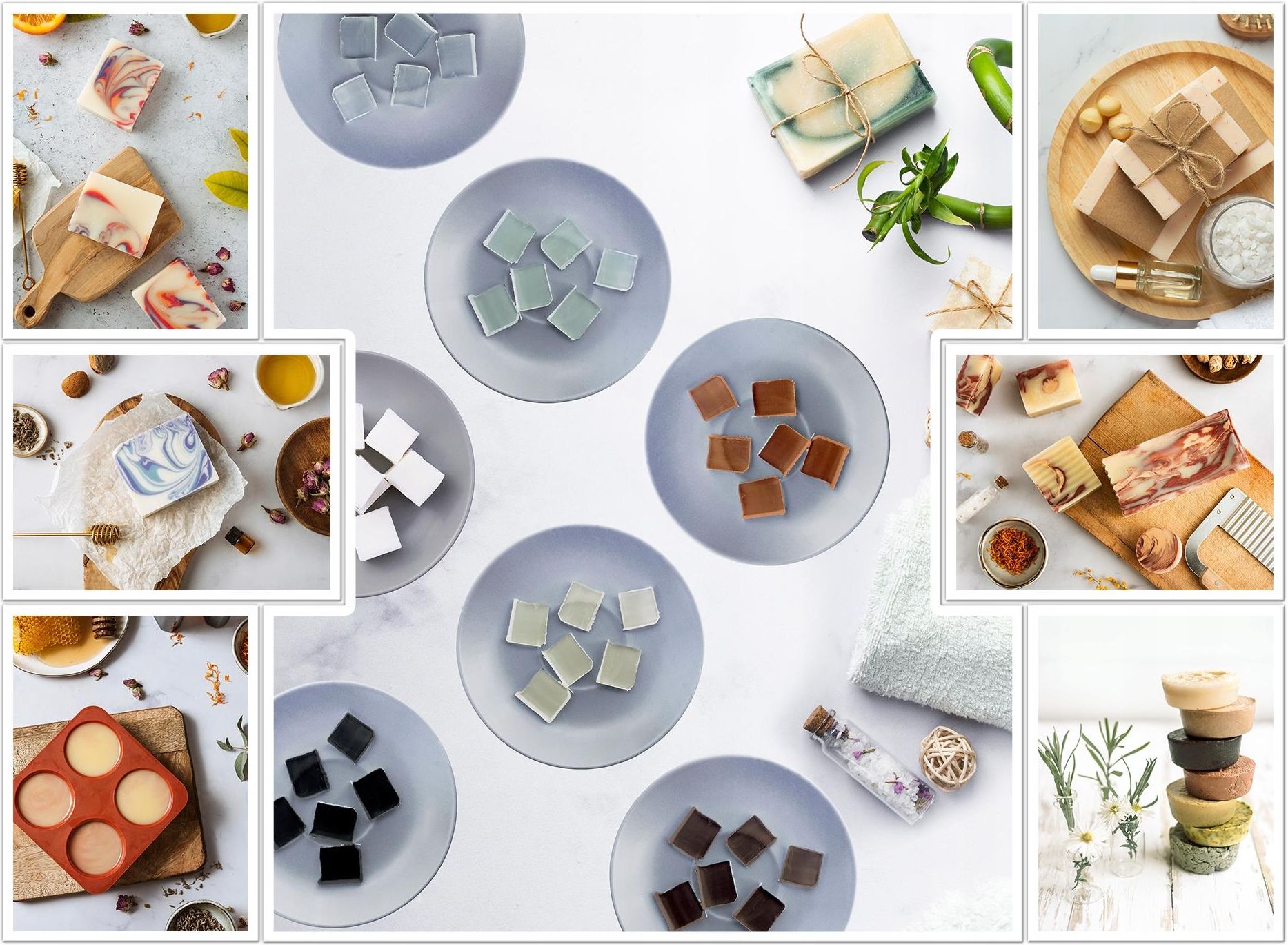 Mydło Senzi Cosmetics Baza Mydlana Glicerynowa Glinka Różowa Pink 1000G ...