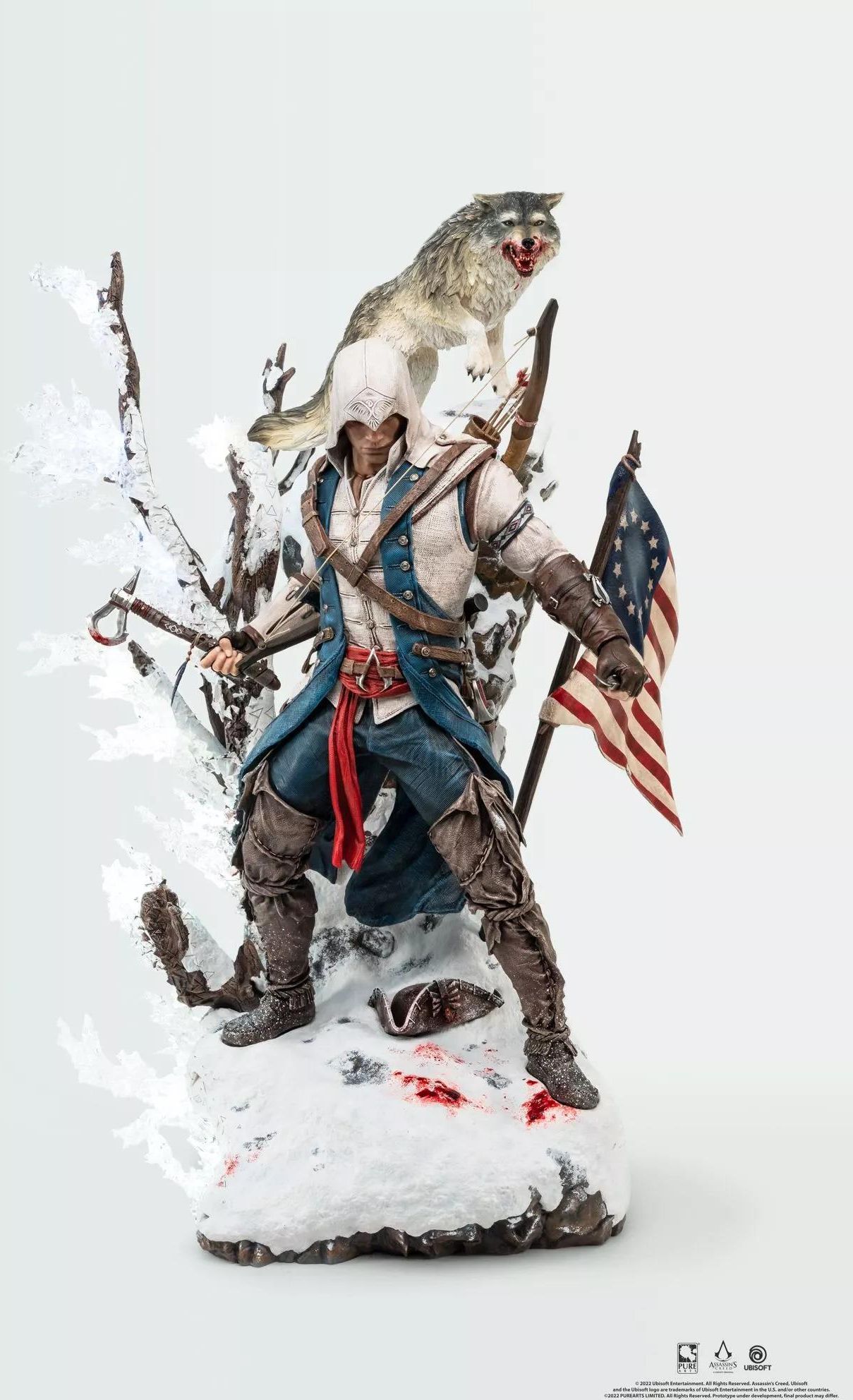 Figurka Animus Connor Kenway 65 cm Limited Edition Assassin's Creed 1/4 ...