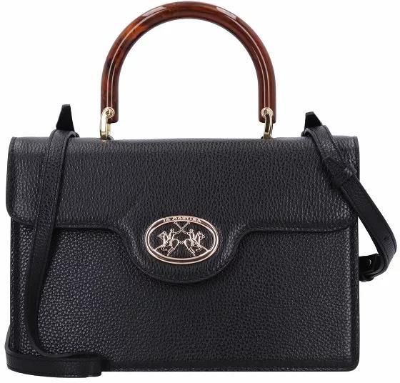 La Martina Heritage Handbag Leather 28 cm black - Ceny i opinie - Ceneo.pl