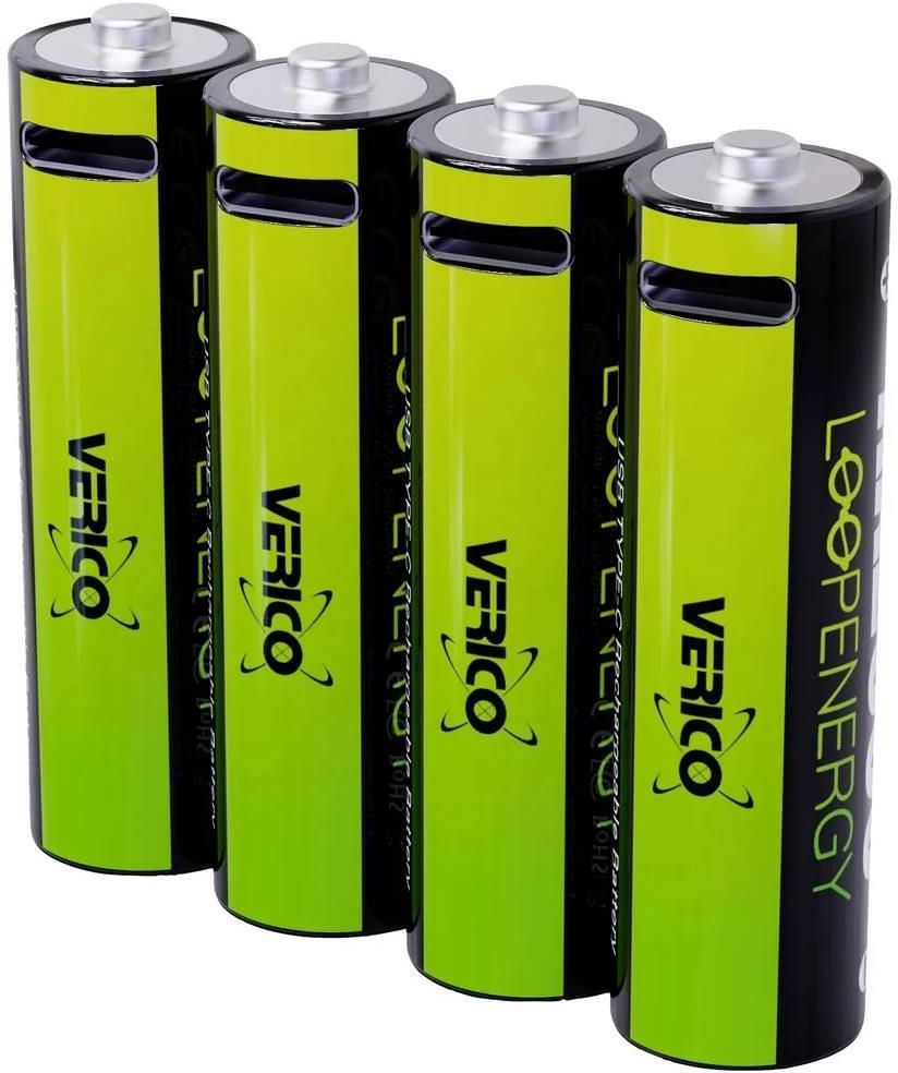 Verico Akumulator Aa/R06 Loopenergy Usb-C 1Udbt-A1Weac-Nn, Li-Ion, 1700 Mah, 1.5 V, 4 Szt ...