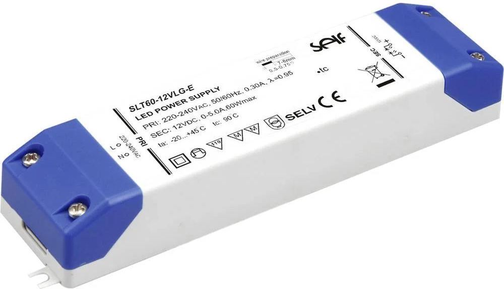 Self Electronics Sterownik Led Slt60-12Vlg-E 60 W 5 A - Opinie i ...