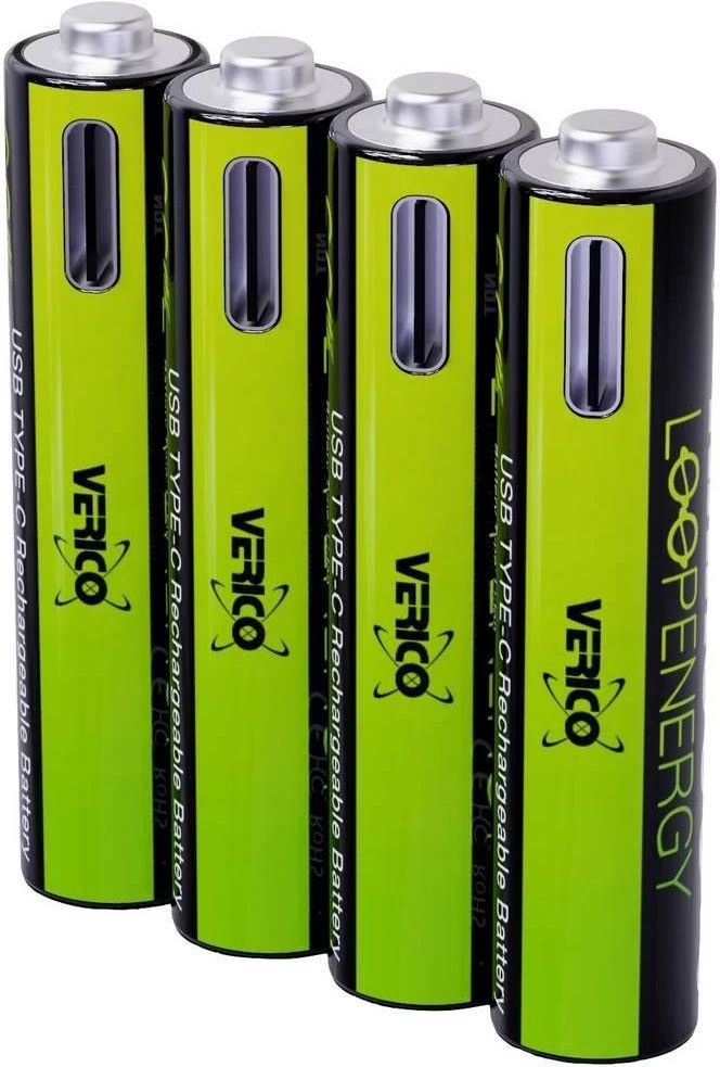 Verico Akumulator Aaa/R03 Loopenergy Usb-C, Li-Ion, 600 Mah, 1.5 V, 4 Szt. - Ceny i opinie ...