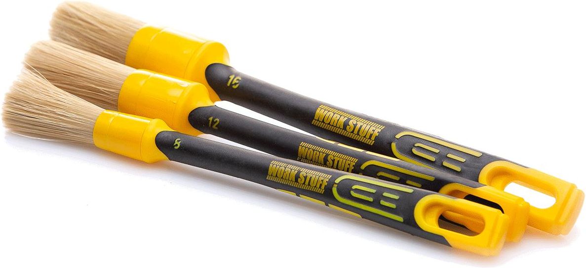Work Stuff Detailing Brush Rubber Set Zestaw Trzech Pędzelków ...