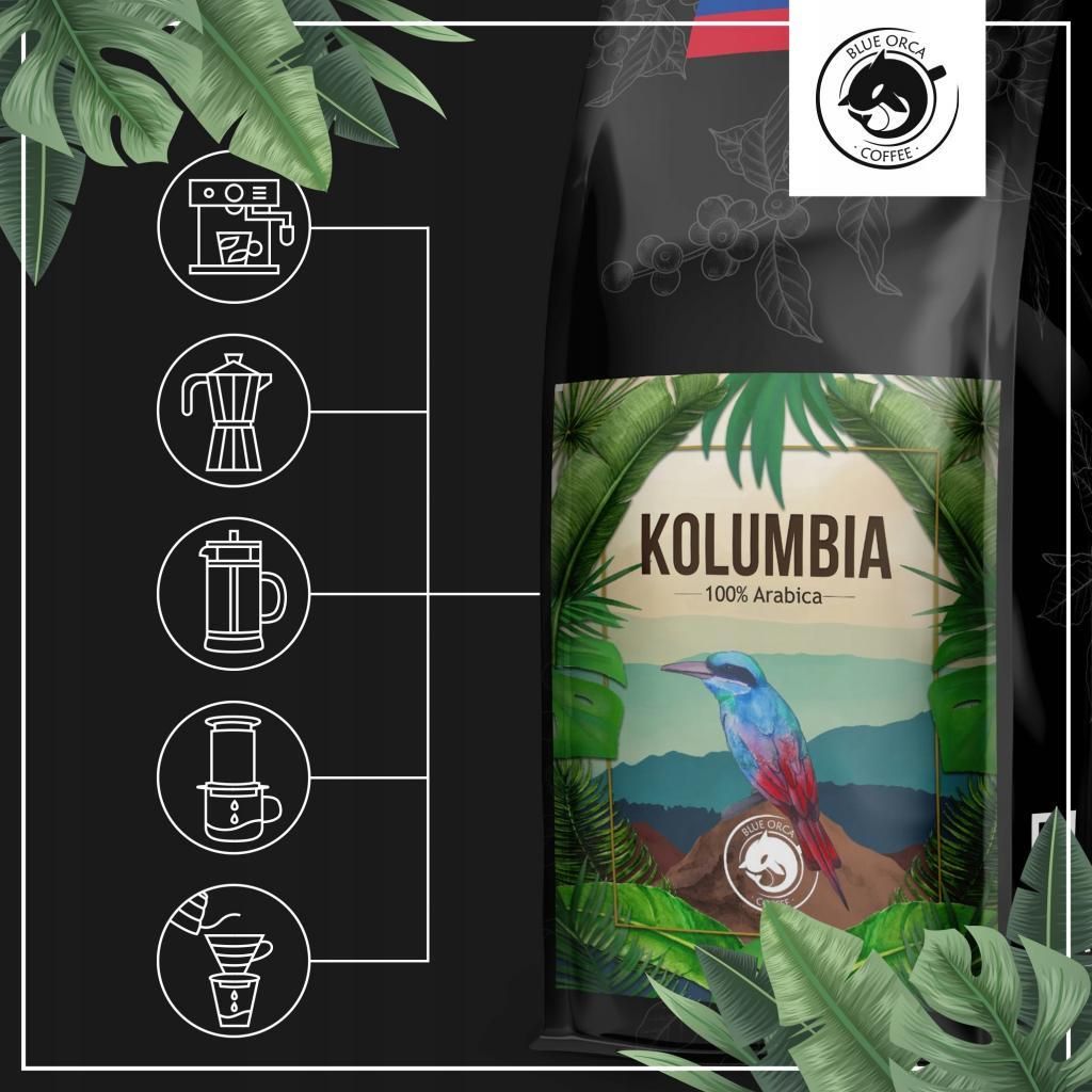 Kawa Blue Orca Coffee Do Ekspresu Świeżo Palona Arabika 100% 2kg - Ceny ...