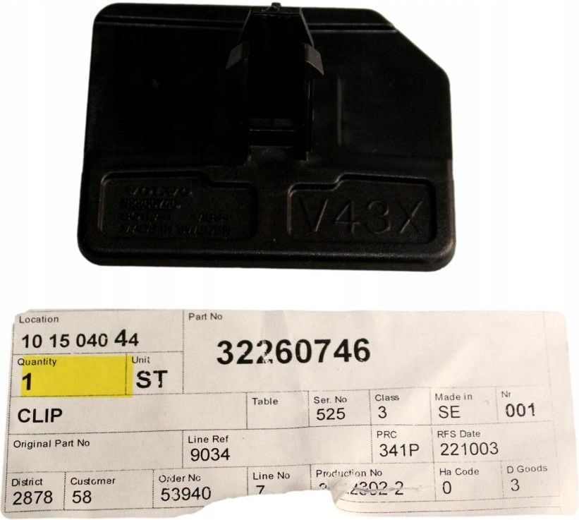 Volvo S60 Iii Uchwyt Spinka Klips Podsufitki 32260 32260746 - Opinie i ...