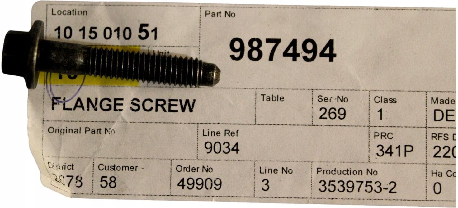 Volvo S80 V70 Xc70 Śruba Wtryskiwacza 2,0D 2,4D 98 987494 - Opinie i ...