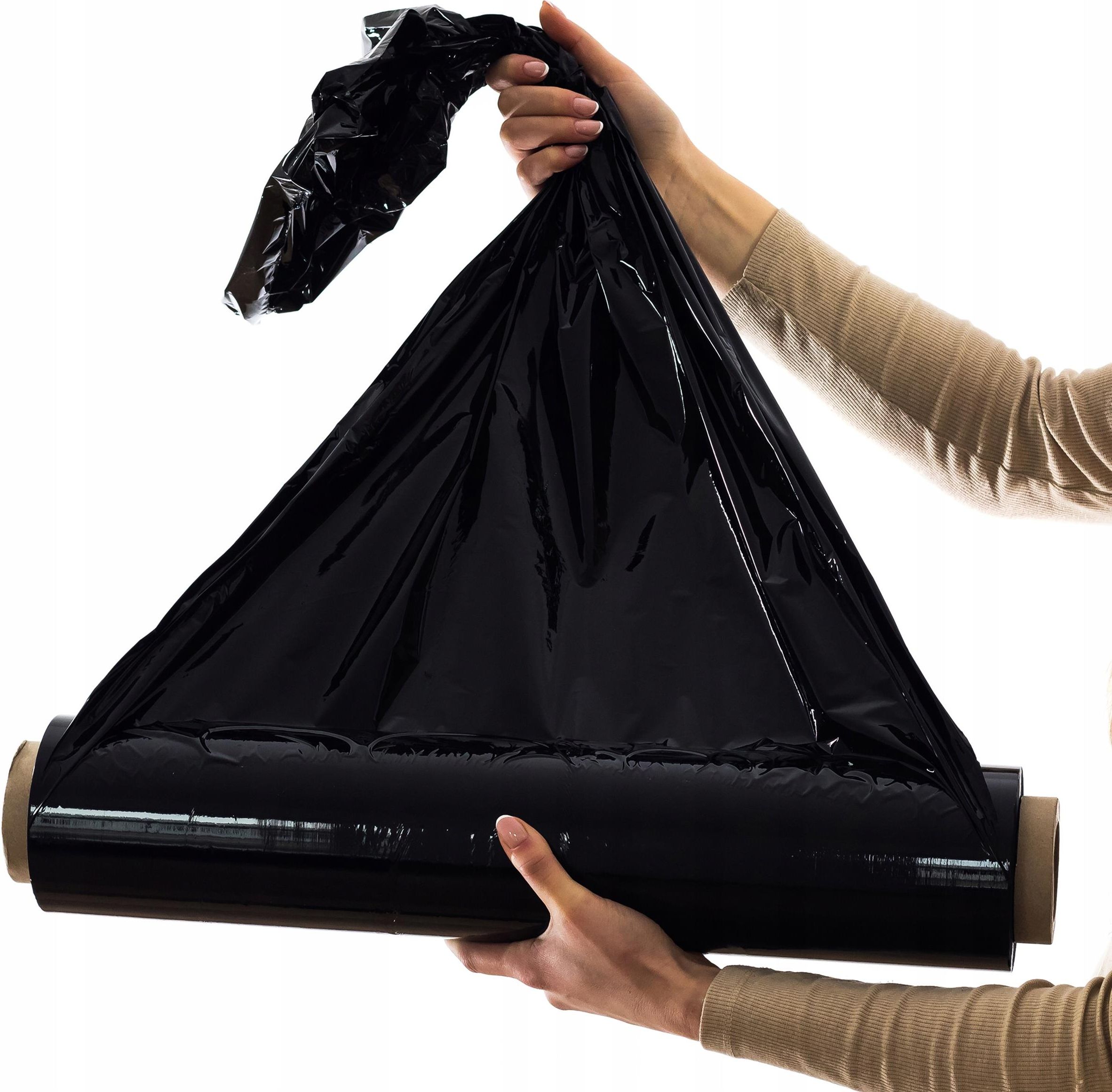 Folia Stretch 1 5Kg Czarna Strech Strecz - Ceny i opinie - Ceneo.pl