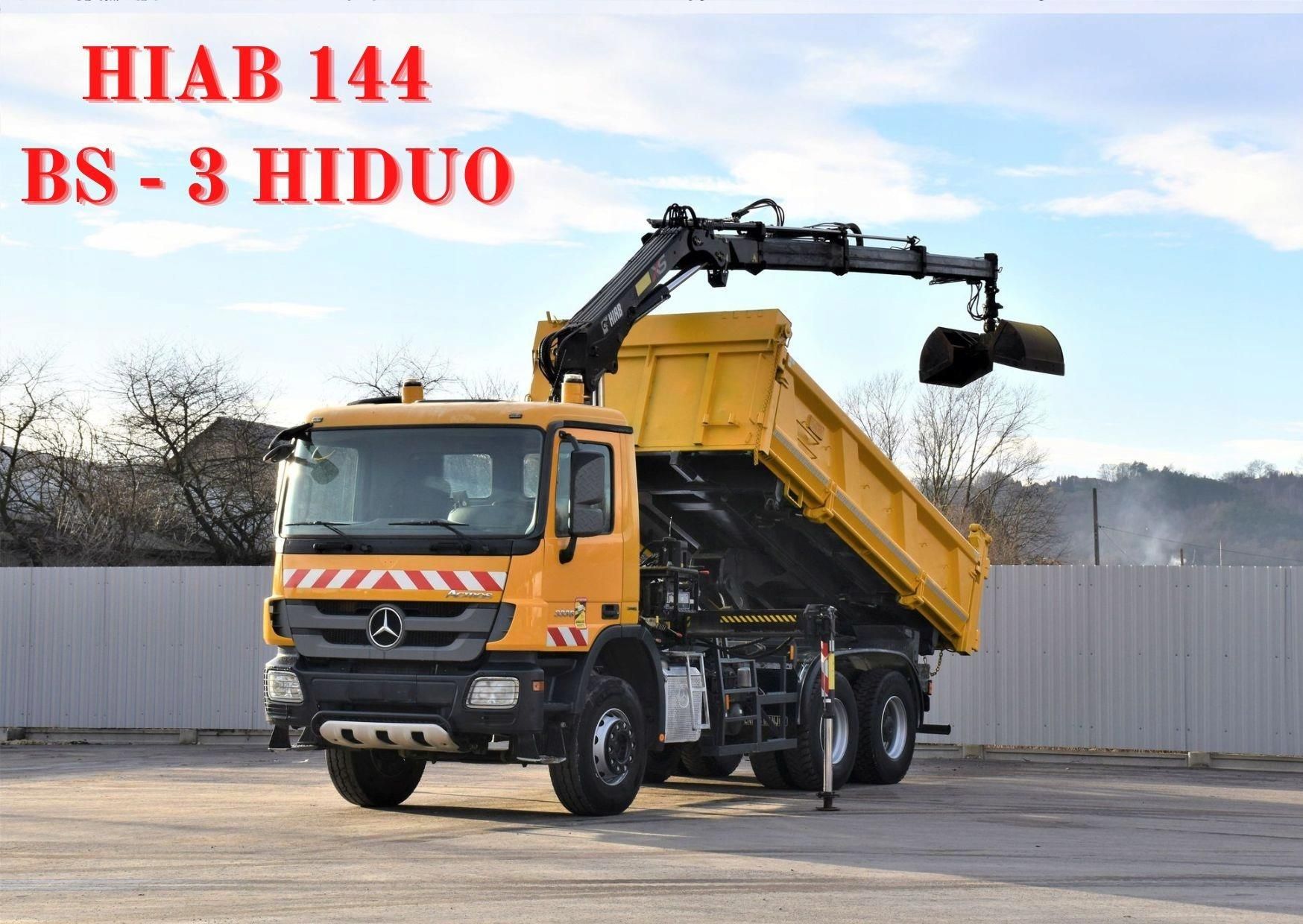 Mercedes Actros 3336*HIAB 144 BS-3 HIDUO/PILOT*6x4 - Opinie i ceny na ...