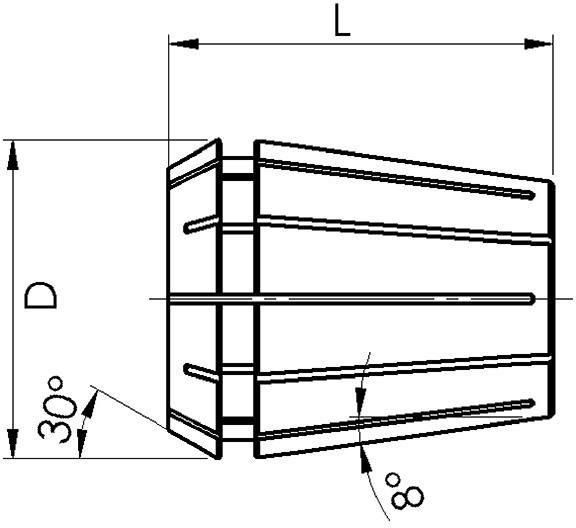 Tulej Fahrion Tuleja Zaciskowa Din6499B 430E Gerc25 2,5Mm 8235950104 - Opinie i ceny na Ceneo.pl