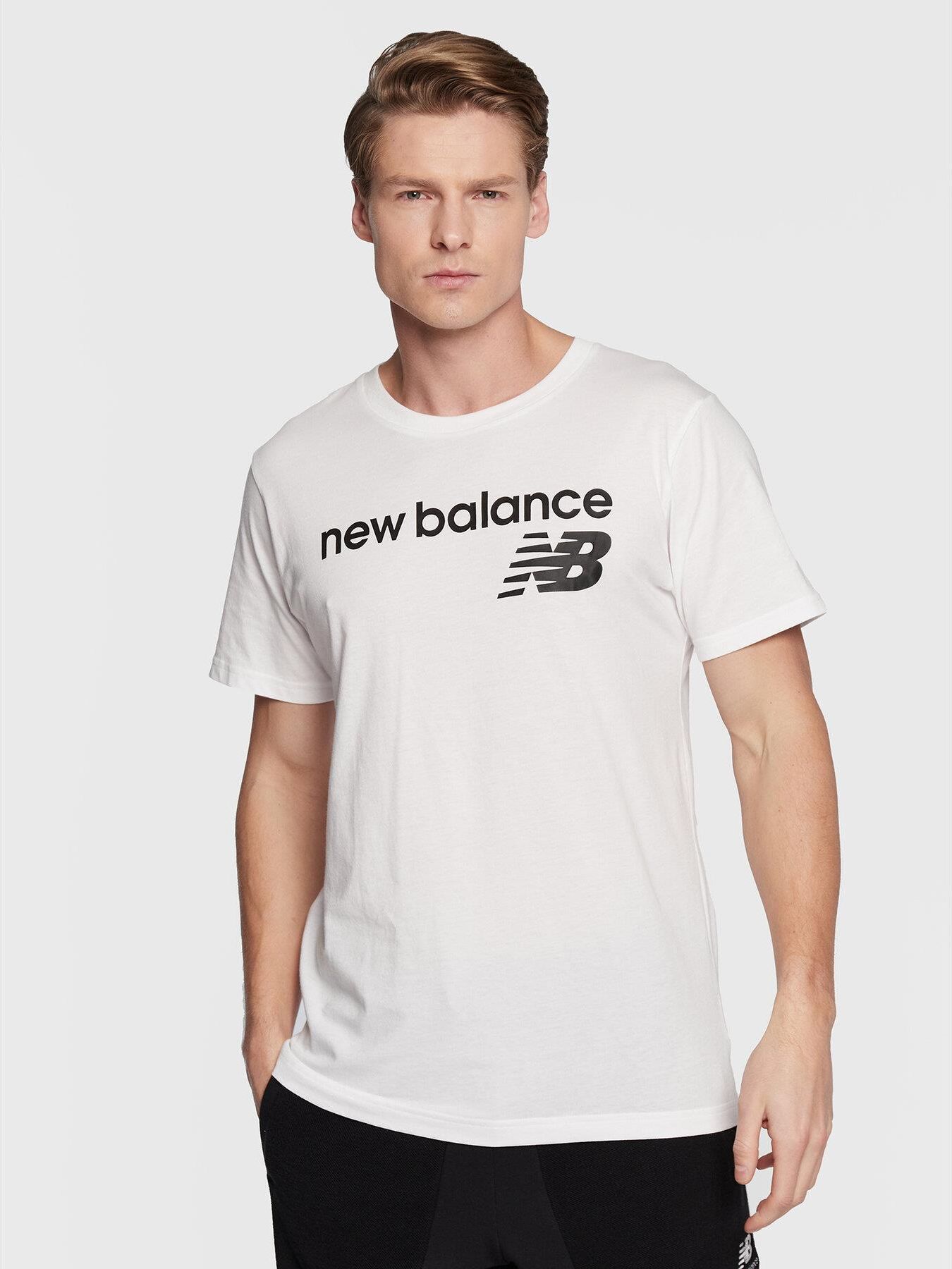 New Balance T-Shirt MT03905 MT03905 Biały Athletic Fit - Ceny i opinie ...