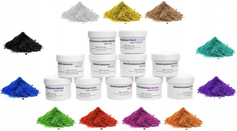 Funky Color Barwniki Spożywcze W Proszku Zestaw 11x5g - Ceny i opinie ...
