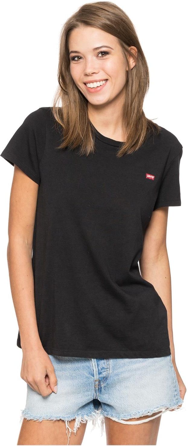 Levi's Perfect Tee 391850008 : Kolor - Czarne, Rozmiar - M - Ceny i ...