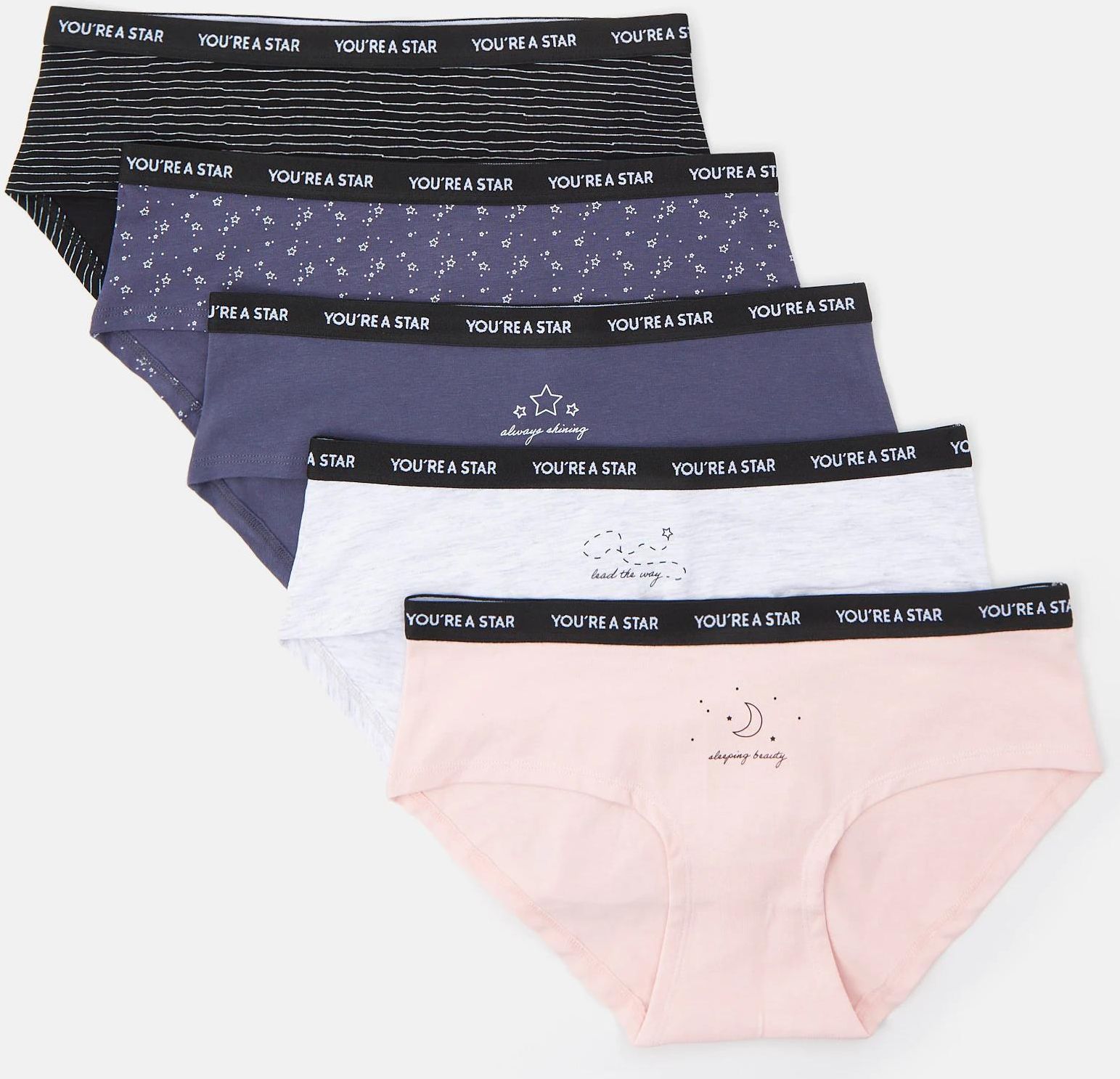 Sinsay - Majtki hipster 5 pack - Wielobarwny - Ceny i opinie - Ceneo.pl