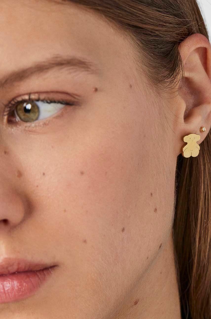 Tous kolczyki ze srebra pokrytego złotem Sweet Dolls - Ceny i opinie - Ceneo.pl