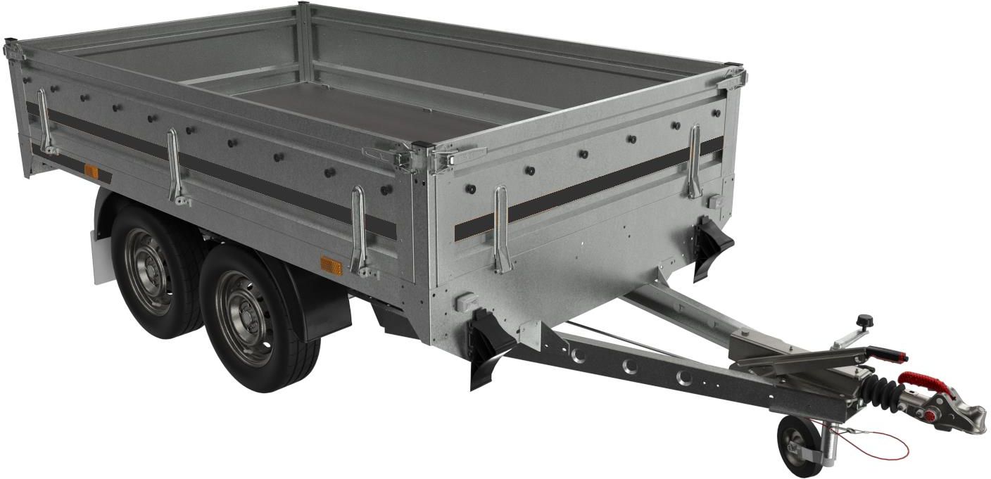 Unitrailer Przyczepka Dwuosiowa Solid + 250/2 Z Kołami Pod Spodem ...