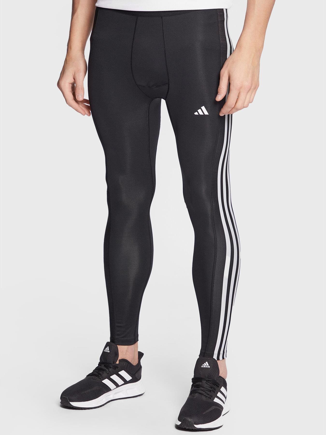 Adidas Performance Legginsy Techfit 3 Stripes Training Hd3530 Czarny ...