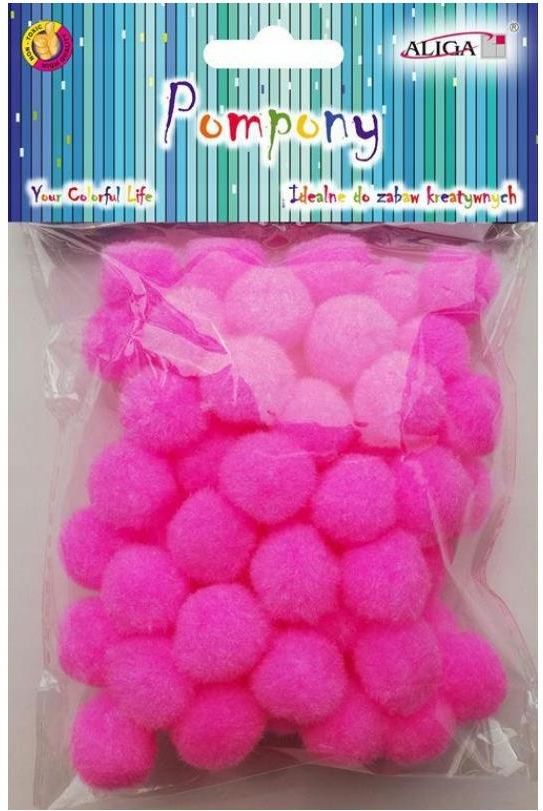 Pomponiki Dekoracyjne pluszowe 2 cm Różowe - Ceny i opinie - Ceneo.pl